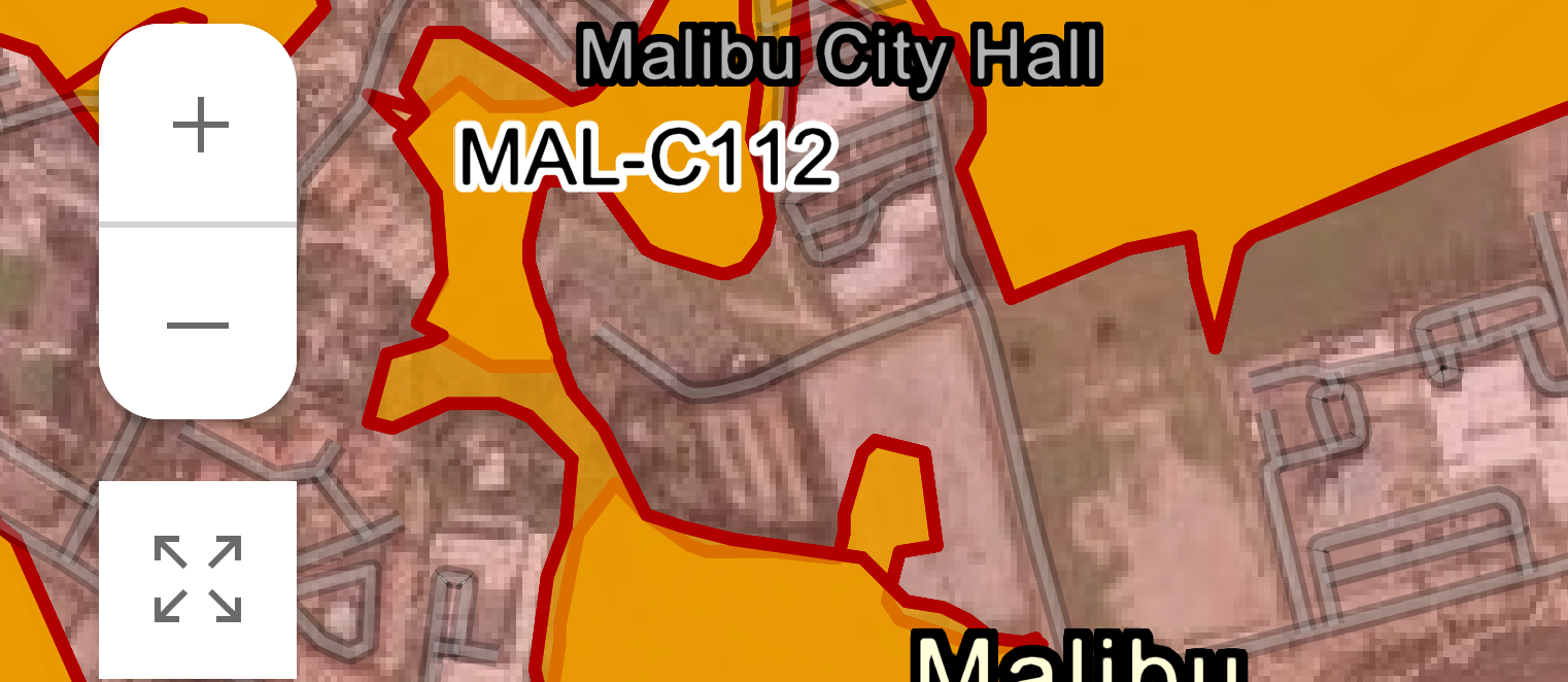 Franklin Fire Map Dec. 2024 | SANTA MONICA BAY AUDUBON SOCIETY BLOG